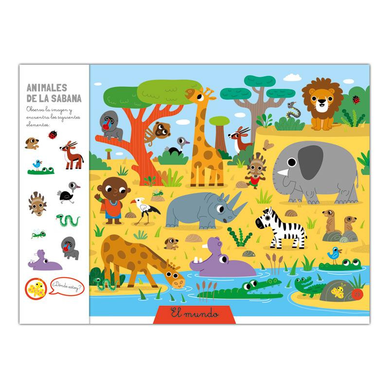 AUZOU Busca y encuentra los animales, Juegos Educativos - Libros para ...