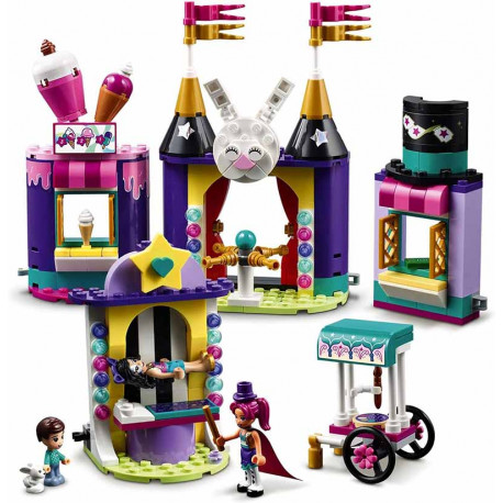 World of magic: fairground stalls.