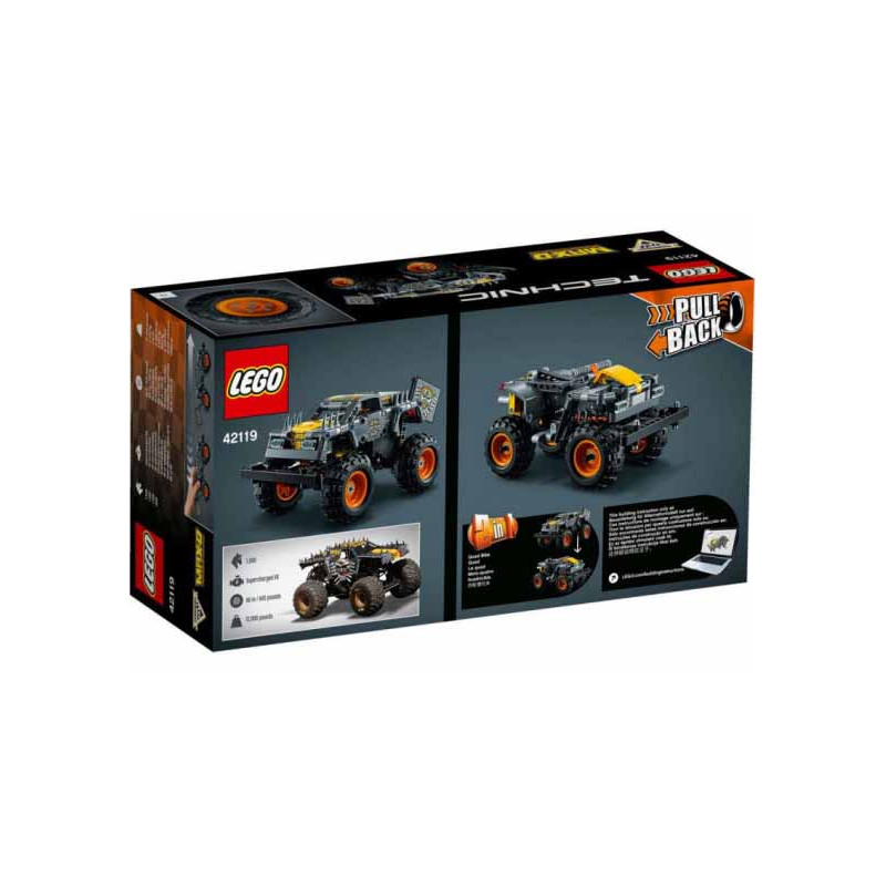 LEGO 42119 Monster Jam Max-D, Lego Technic, Lego - Technic | Que de ...
