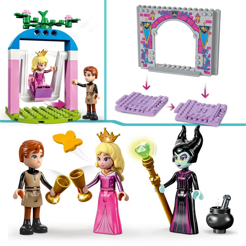 LEGO 43211 Aurora's Castle, Lego - Mickey and friends. | Que de Juguetes